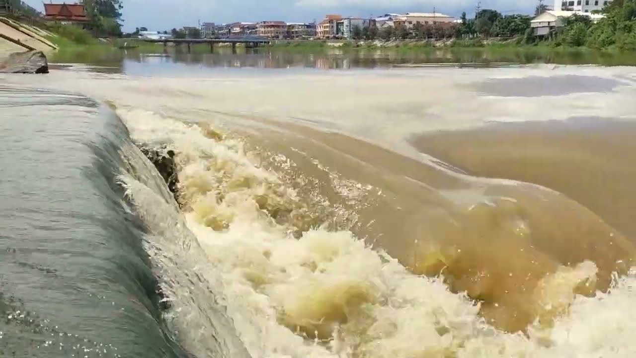 Amazing Dam Opening ! After Heavy Rain For Protect Homes And Property ...
