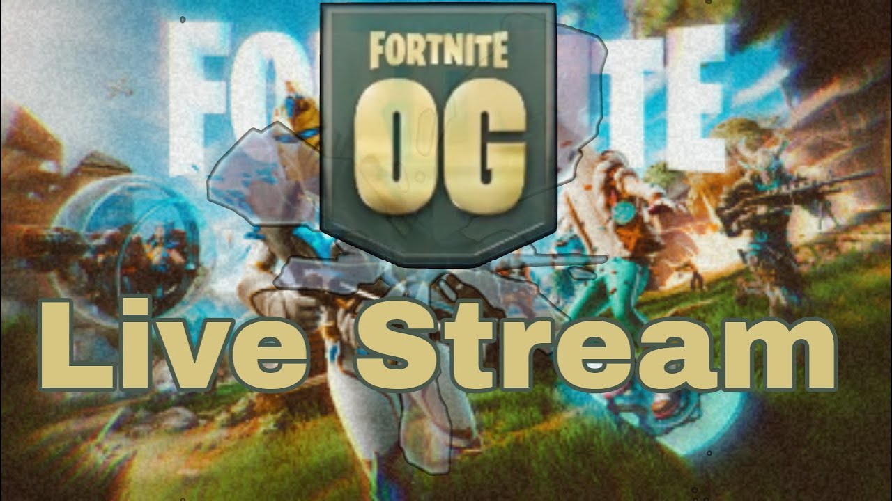 Fortnite Charter 4 Season OG Live Countdown Playing With Sub And My ...
