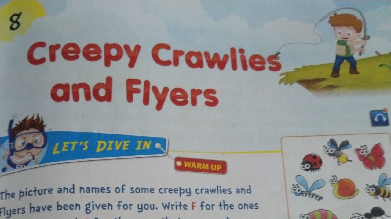 3rd Std EVS (Environmental Science ) CBSE TextBook Chapter 8 "Creepy ...