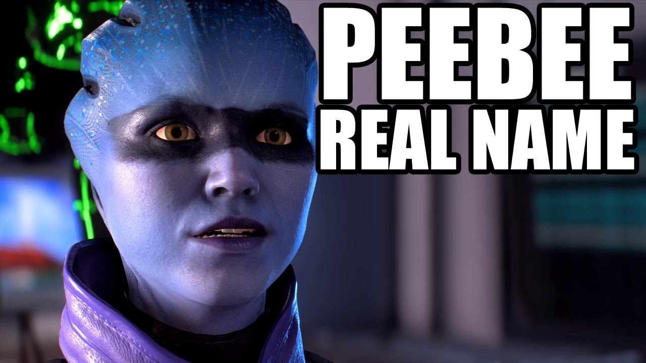MASS EFFECT ANDROMEDA - Peebee Real Name / Peebee Apartment Scene / Pelessaria - YouTube