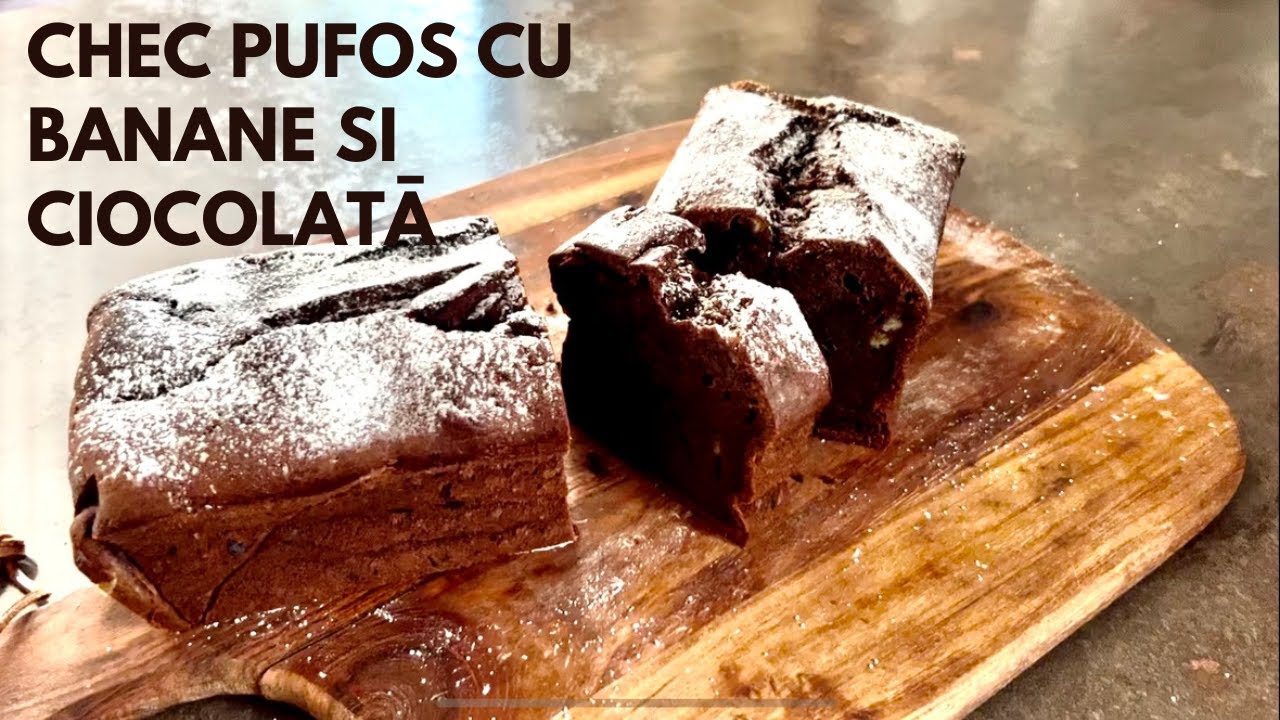 Aveți banane prea coapte? Nu le aruncați!!! Chec pufos cu banane și ...