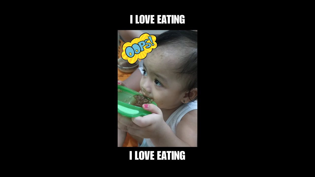 Funny Eating Baby || I love Eating #funnyvideo #trynottolaugh - YouTube