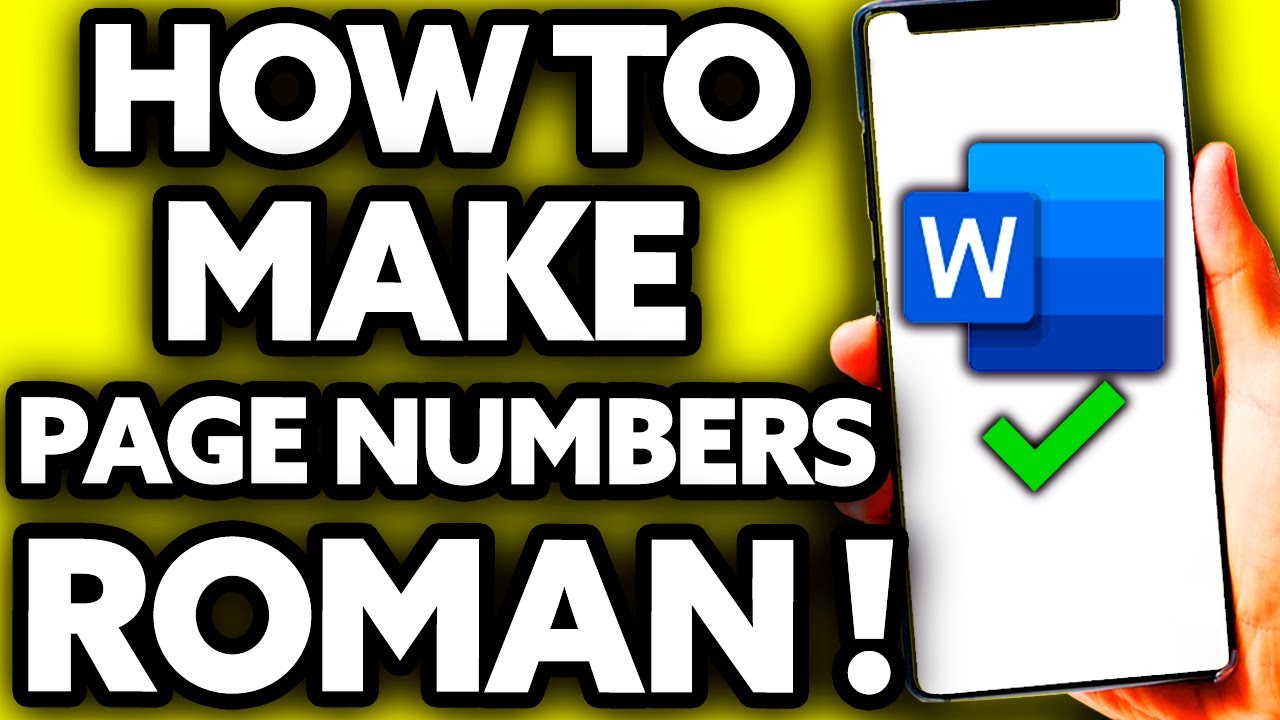 How To Make Page Numbers Roman Numerals In Word EASY YouTube how-to-make-page-numbers-roman-numerals-in-word-easy-youtube