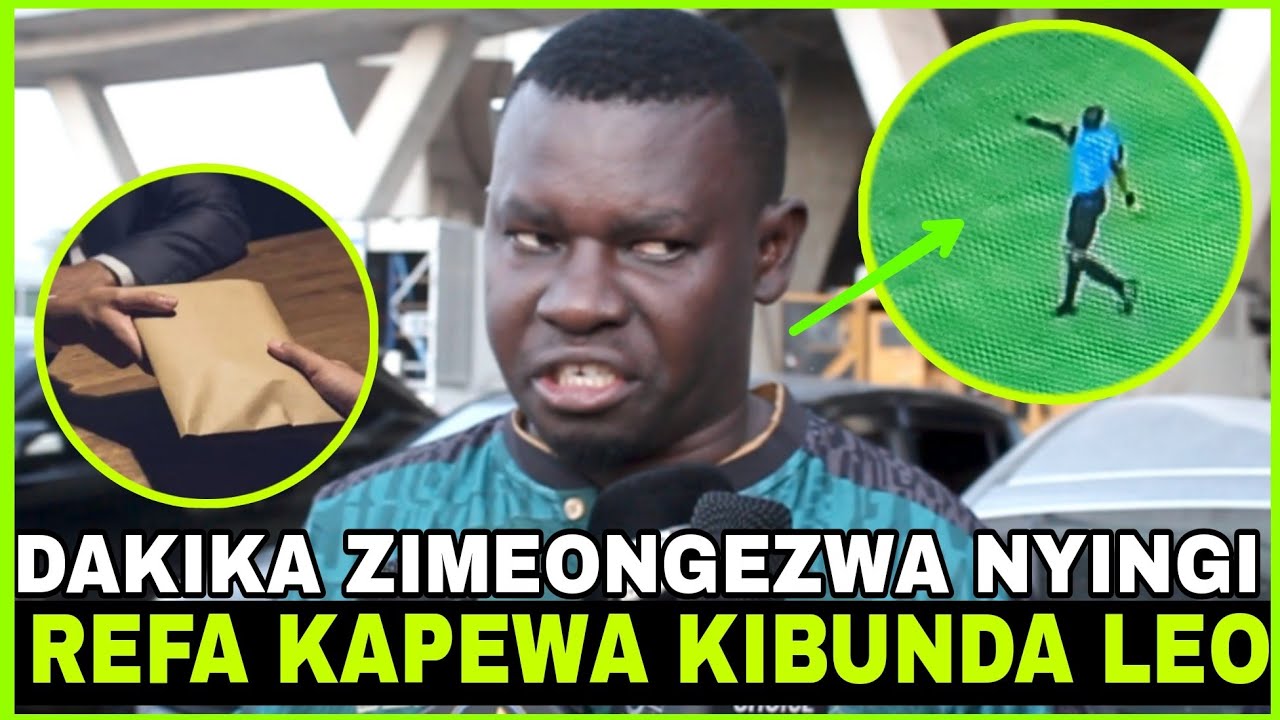 MUME YANGA AMCHARUKA REFA KUPEWA KIBUNDA NA SIMBA LEO/ DAKIKA ZIMEONGEZWA NYINGI/ RUSHWA TU ...