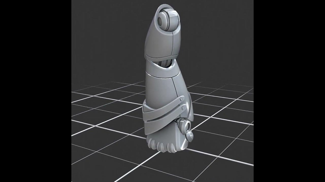 Robot Arm Animation Test - YouTube