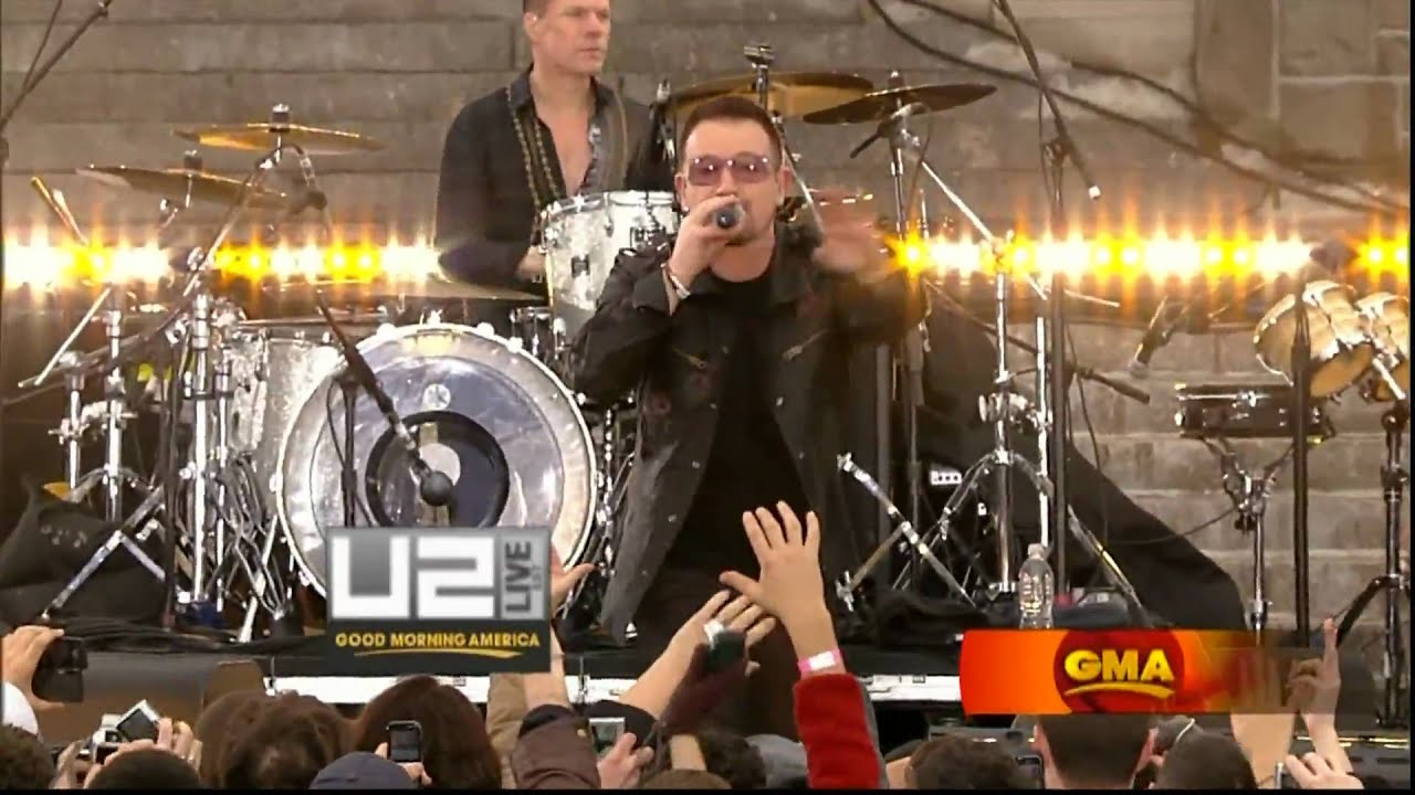 U2 Crazy Good Morning America 2009 03 06 - YouTube