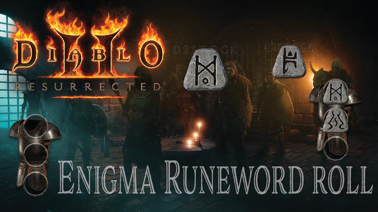 D2R - Perfect Enigma Runeword Roll?! Do we get it? Tesladin Upadate ...