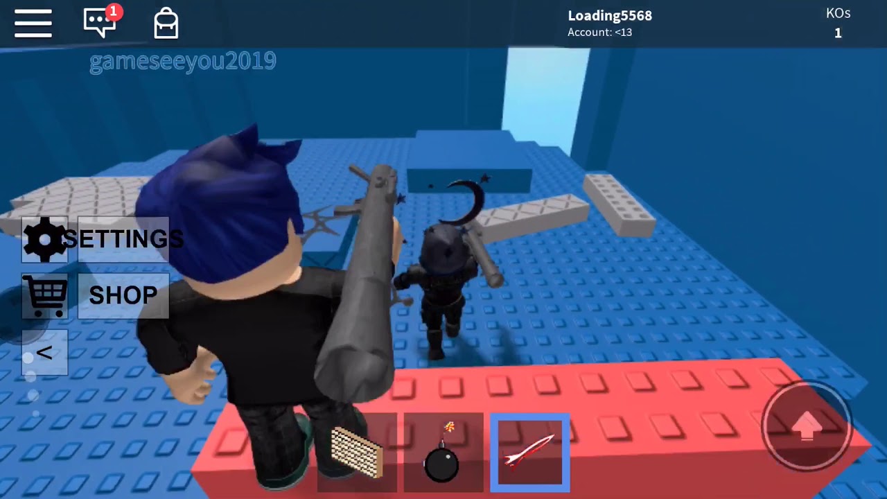 Eliminating three teams with a rocket launcher (Roblox doomspire ...