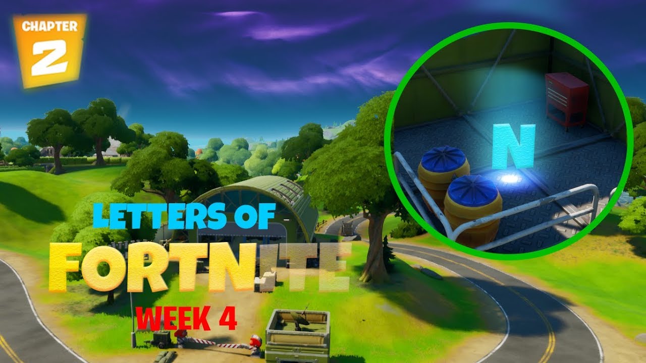 Fortnite: Chapter 2: THE LOWDOWN SECRET LETTER "N" LOCATION! - YouTube