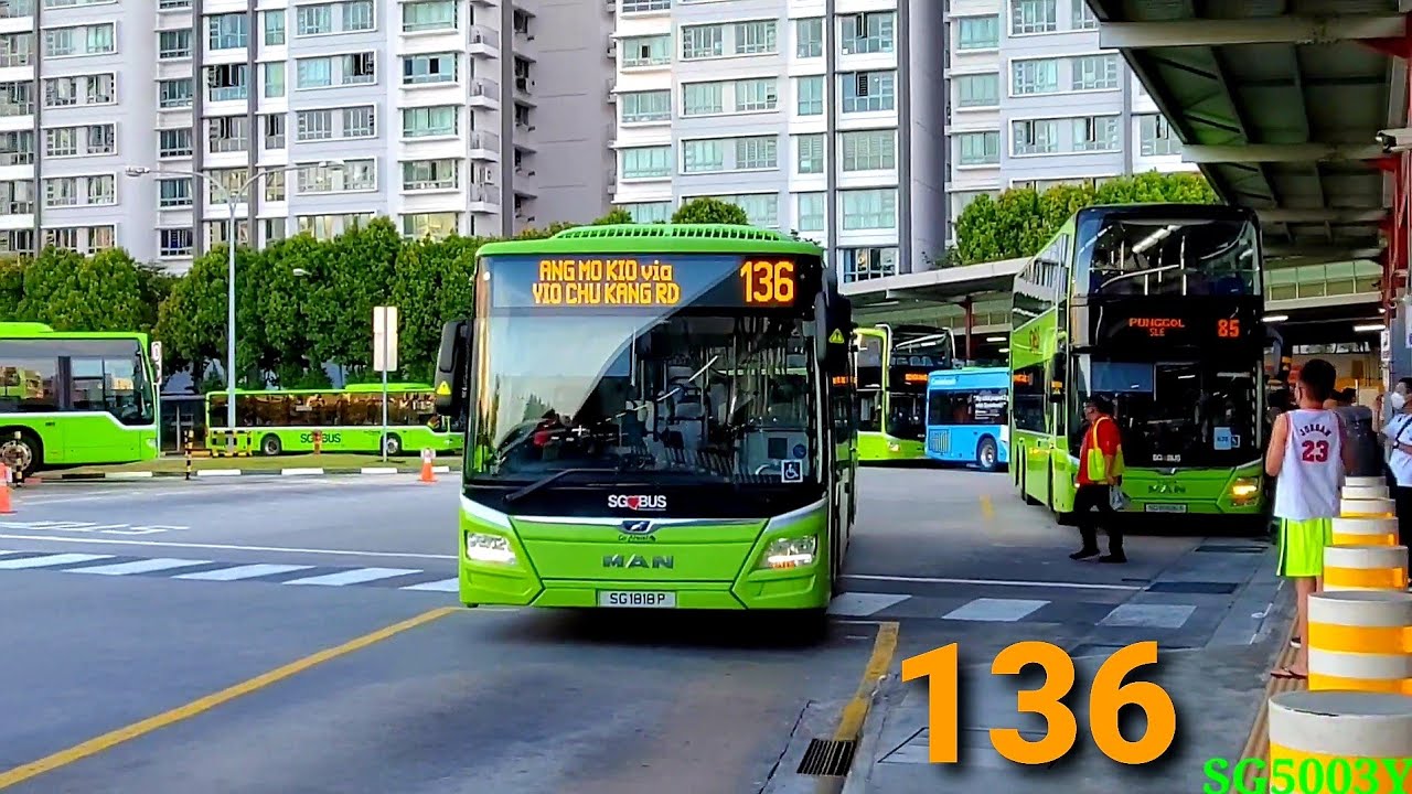 GAS Bus Services 136 [MAN Bus NL323F A22 E6][Full Trip] - YouTube