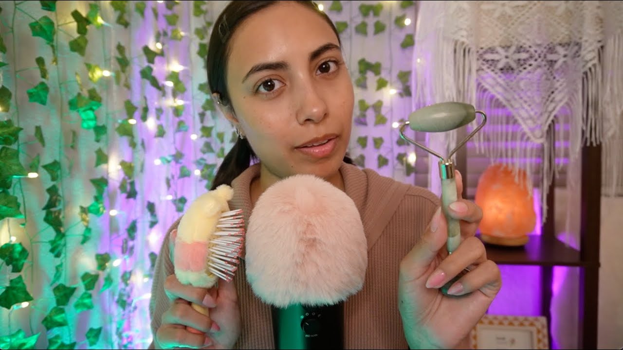 ASMR Pampering You Before Sleep 💜 Deep Ear Whispers & Personal Attention - YouTube