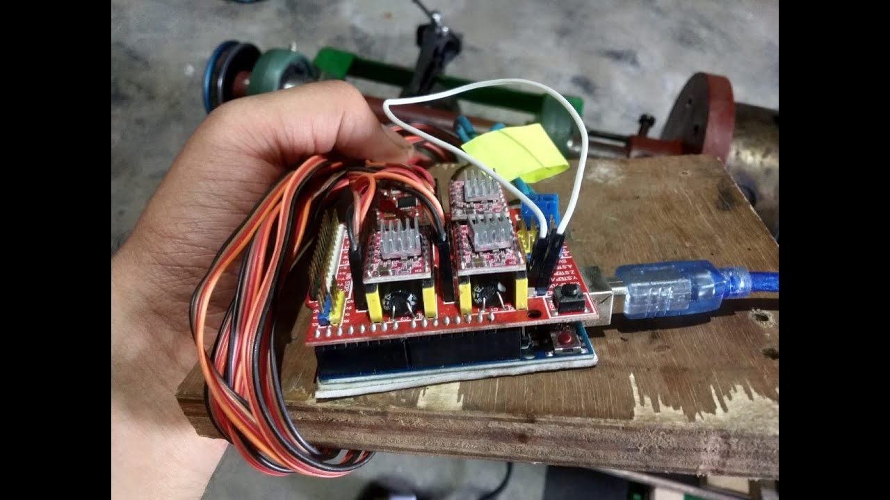 ARDUINO BASED AUTOMATIC LATHE MACHINE - YouTube