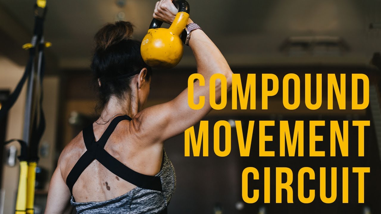 Compound Movement Circuit | Full Body Dumbbell Workout At Home - YouTube