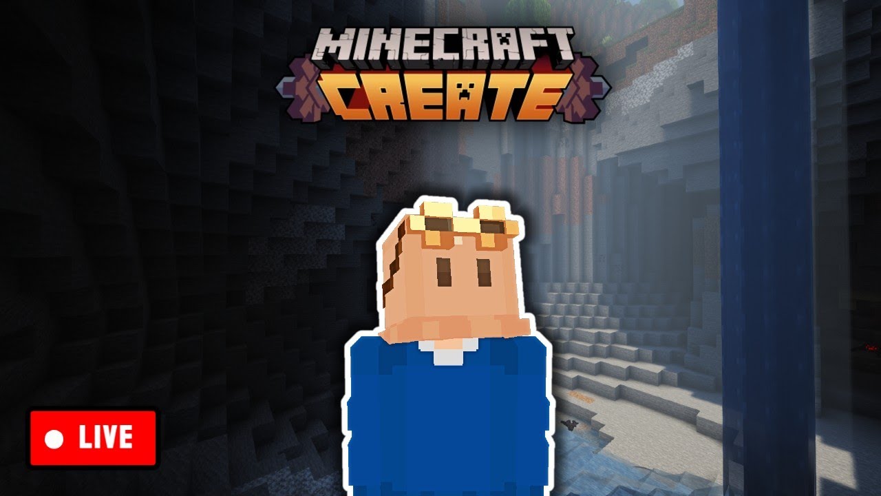 Building My Starter Base in Minecraft Create Mod! - YouTube