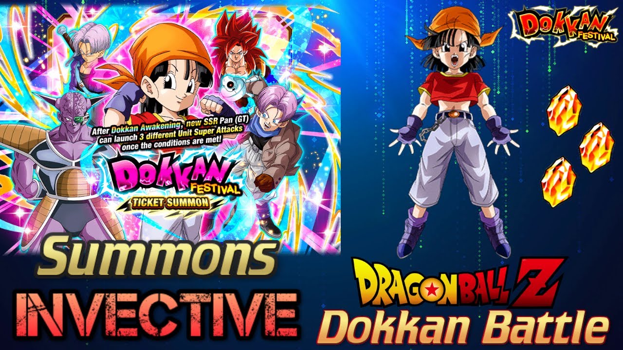 PAN GT Dokkan Festival Summons DBZ : Dokkan Battle (Global) - YouTube