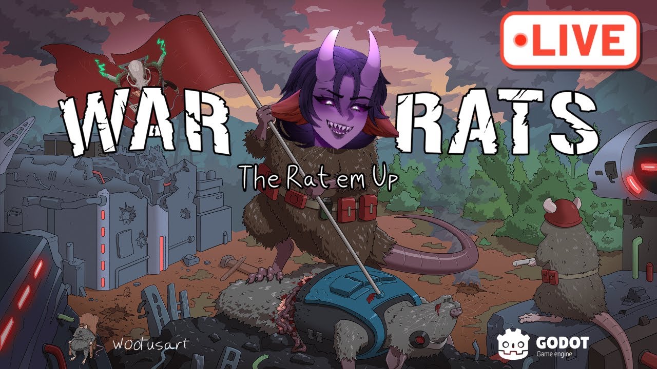 Awildcow LIVE #29 - WE ENLIST IN THE RAT ARMY! | WAR RATS! RAT EM UP ...