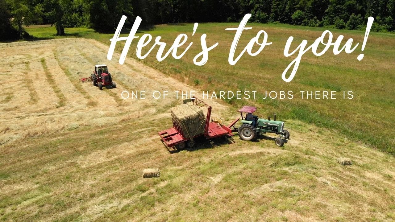 #6 If you've ever spent a summer baling hay, here's to you! Drone shots ...