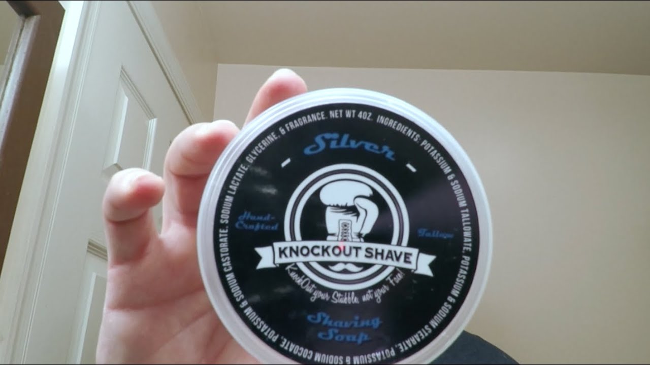 Knockout Shave Soap (Silver) - Shave Review - YouTube