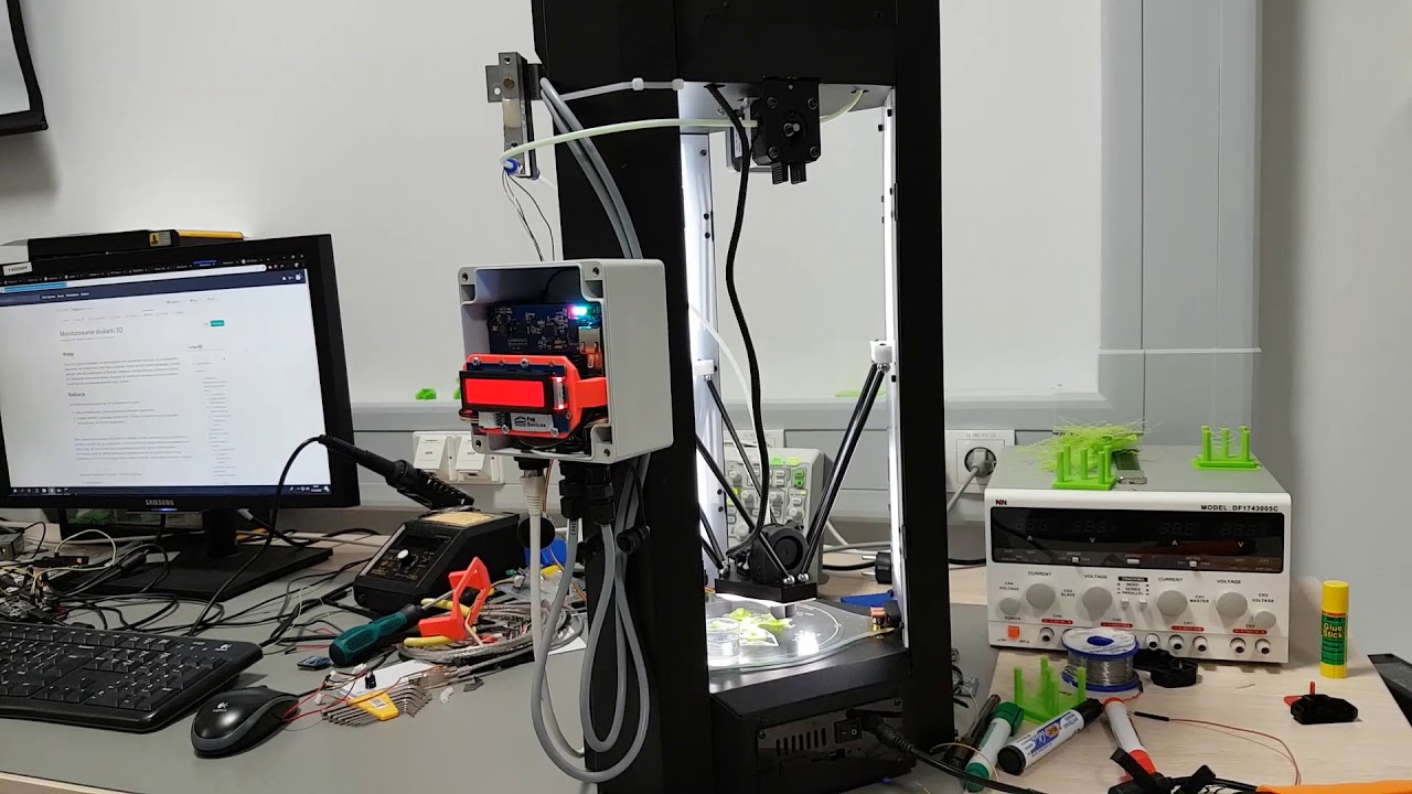 3D printer monitoring - YouTube