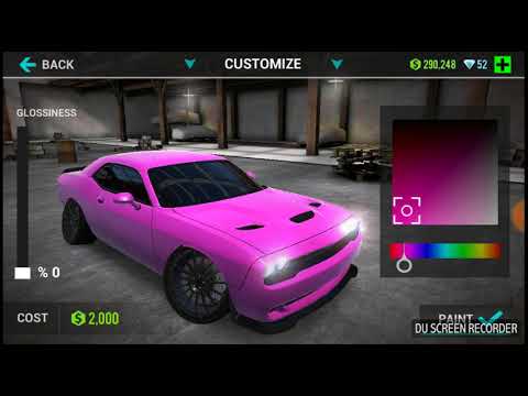 Dodge challenger a modifiye yaptım