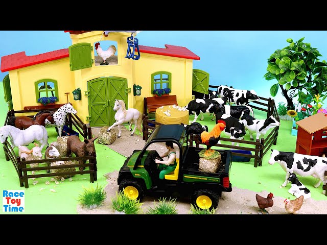Fun Barn Stable Sets with Animals For Kids - Videos For Kids