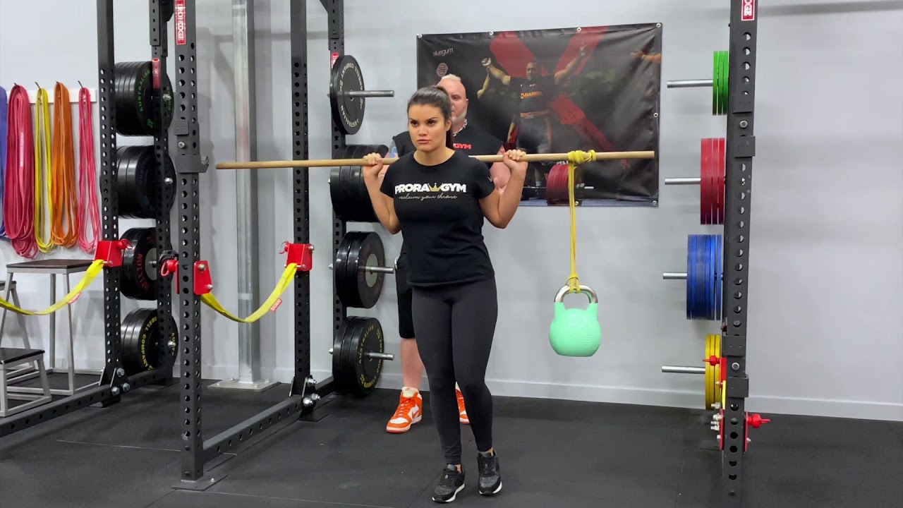 Banded Unilateral Lunge Proprioception - YouTube