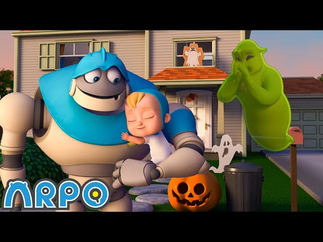 Ghostly Candy Hunt: Arpo Protects Daniel! | ARPO | Kids TV Shows ...