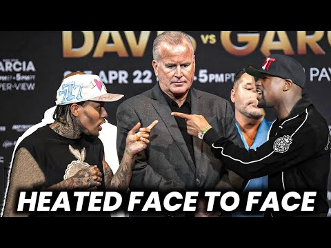 Floyd Mayweather vs Gervonta Davis HEATED Face To Face | DAZN | Floyd ...