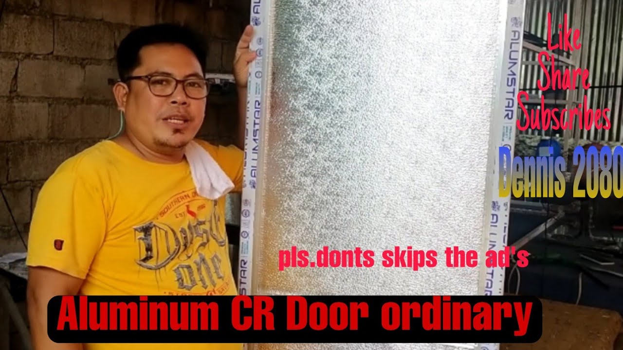 How to Assemble aluminum CR Door (ordinary) @Dennis-qt5kl - YouTube