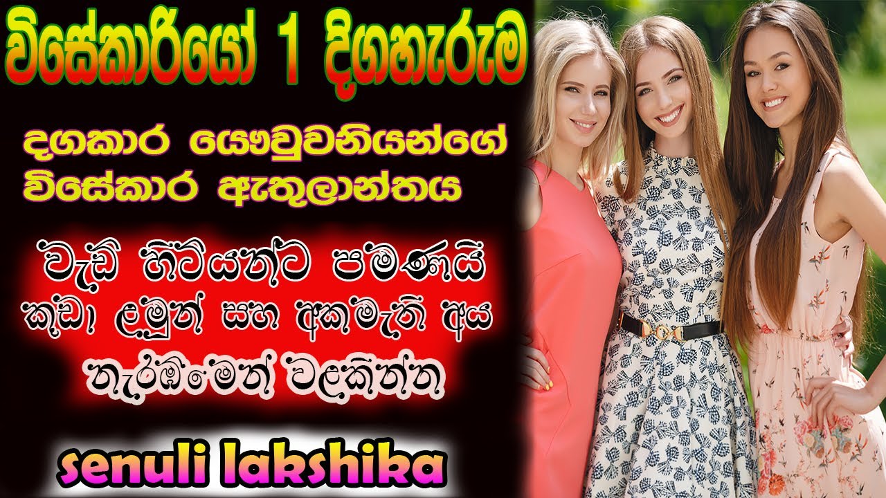 විසේකාරියෝ 1 වන දිග හැරුම | sinhala ketikatha,welakatha,lesbiankatha ...