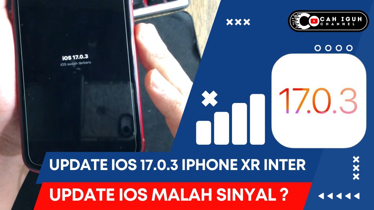 UPDATE IOS 17.0.3 iPhone XR / CARA UPDATE IOS 17.0.3 IPHONE XR INTER ...