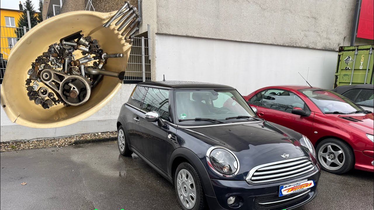 Mini Cooper Αλλαγή συμπλέκτη βγάλαμε ένα κουβά βίδες - YouTube