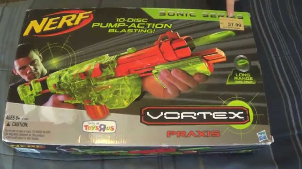 [Unboxing] Nerf Vortex Sonic Series Praxis - YouTube