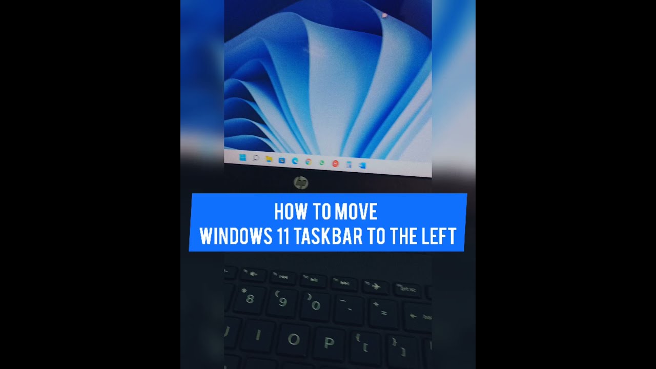 How to move windows 11 Taskbar to the left, Traditional Position ...