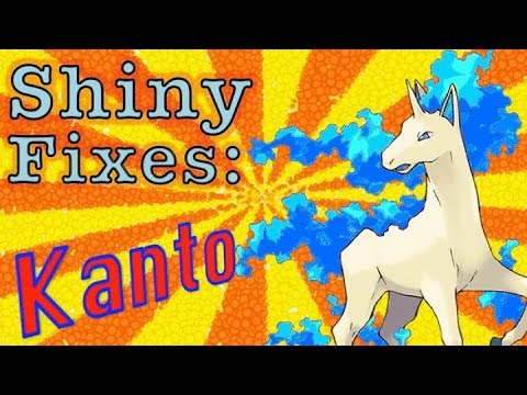 Shiny Pokemon Fixes: Kanto - YouTube