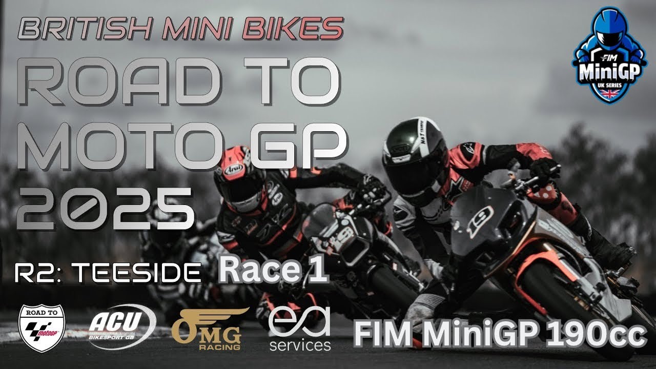 FIM MiniGP UK - Ohvale 190cc - Round 2 - Race 1 - YouTube