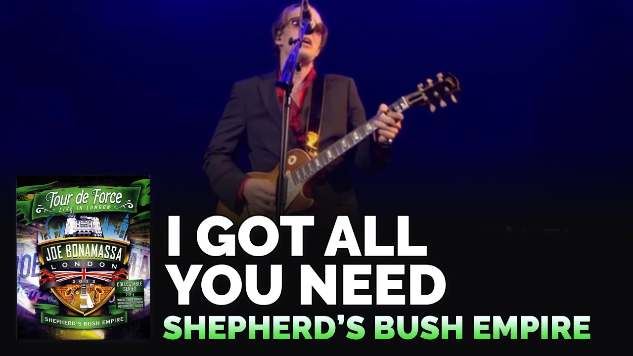 Joe Bonamassa Official - "I Got All You Need" - Tour de Force: Shepherd ...