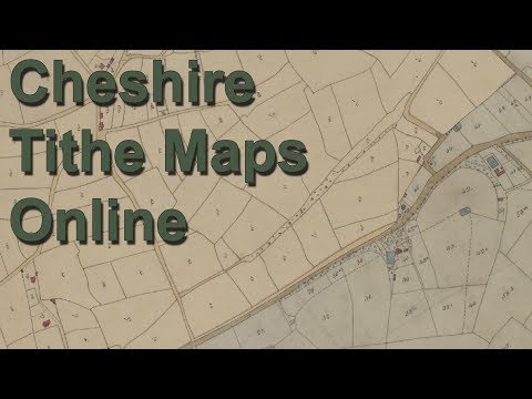 Cheshire Tithe Maps Online