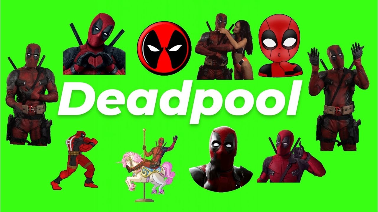 Animated Deadpool GIF Green Screen Pack (Free Download) - YouTube