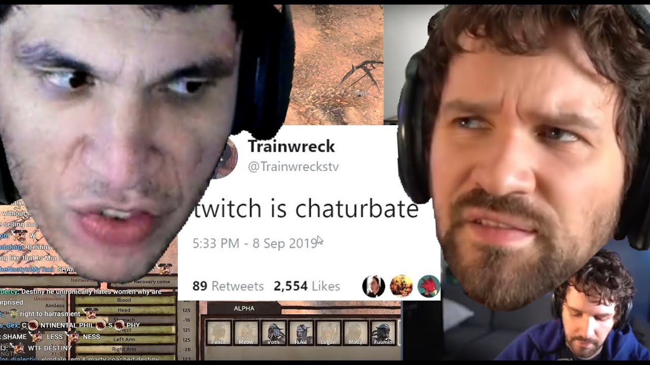Trainwreckstv vs Destiny (Debate about Just Chatting Section) - YouTube