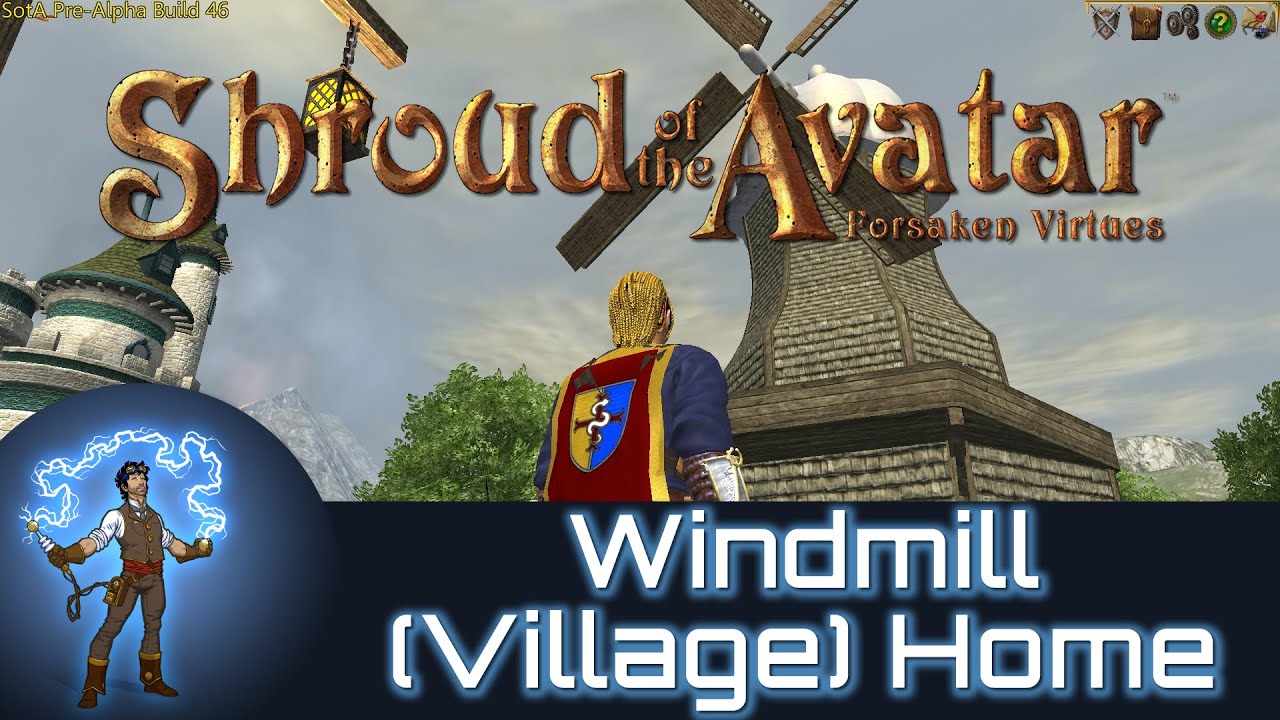Shroud Of The Avatar: Windmill Village Home Walk-through - YouTube