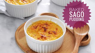 Baked Tapioca Pudding - 西米布甸 - Dim Sum Guide