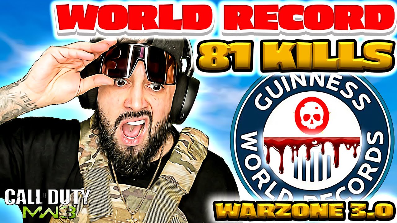 WARZONE - 81 KILLS WORLD RECORD!!! DJDU reacting to this godly ...