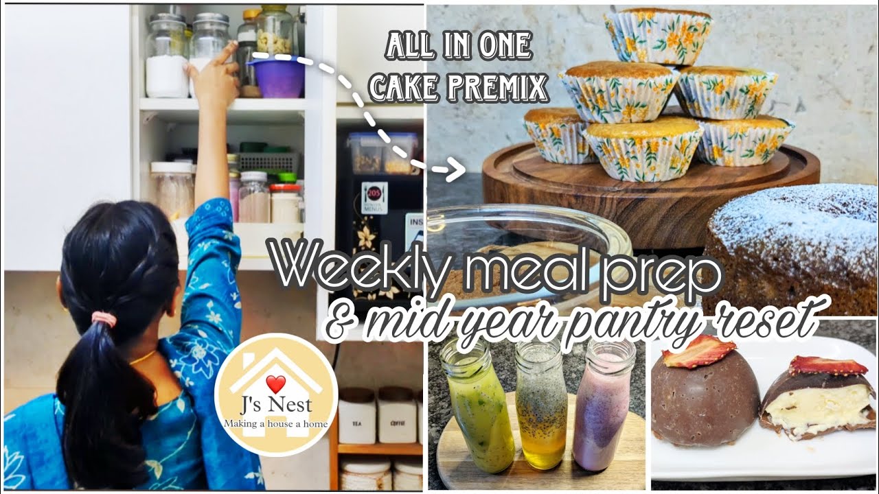 Weekly meal prep and mid year pantry reset | All in one cake premix ...