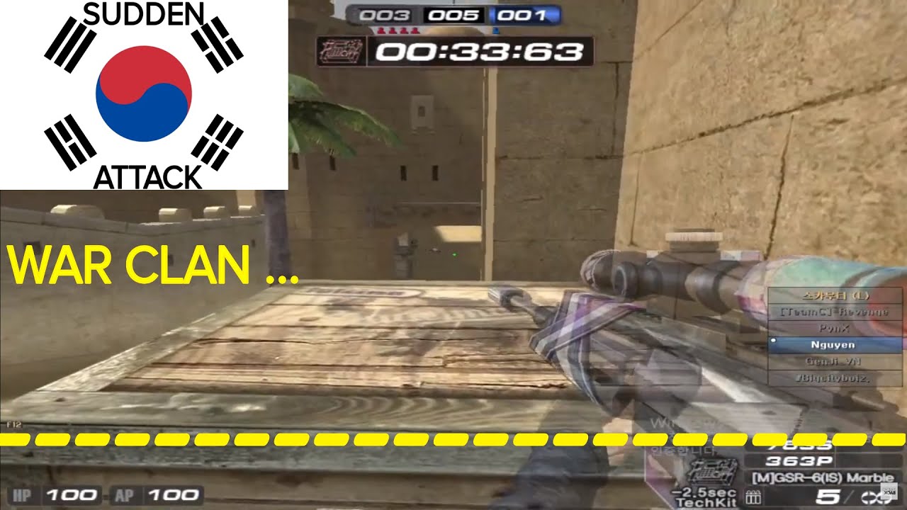 [ Sudden Attack #983 ] WAR CLAN P185 | Biệt Đội Thần Tốc - YouTube