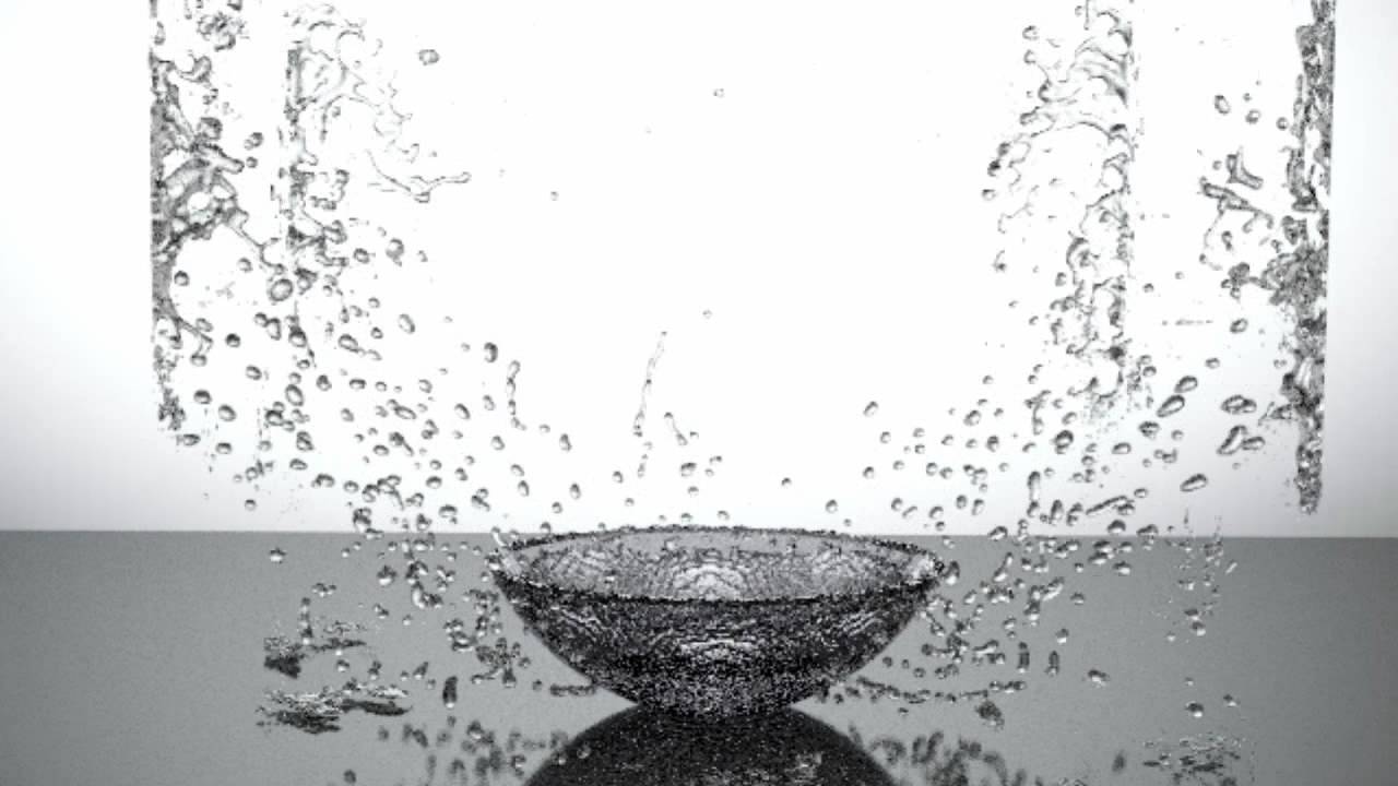 Liquid Simulation Water Droplet - YouTube