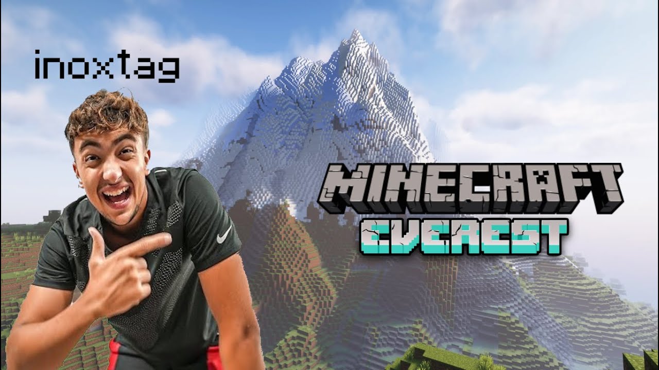 Inoxtag Monte l'Everest sur Minecraft ! ( Sa c'est pas passé comme ...