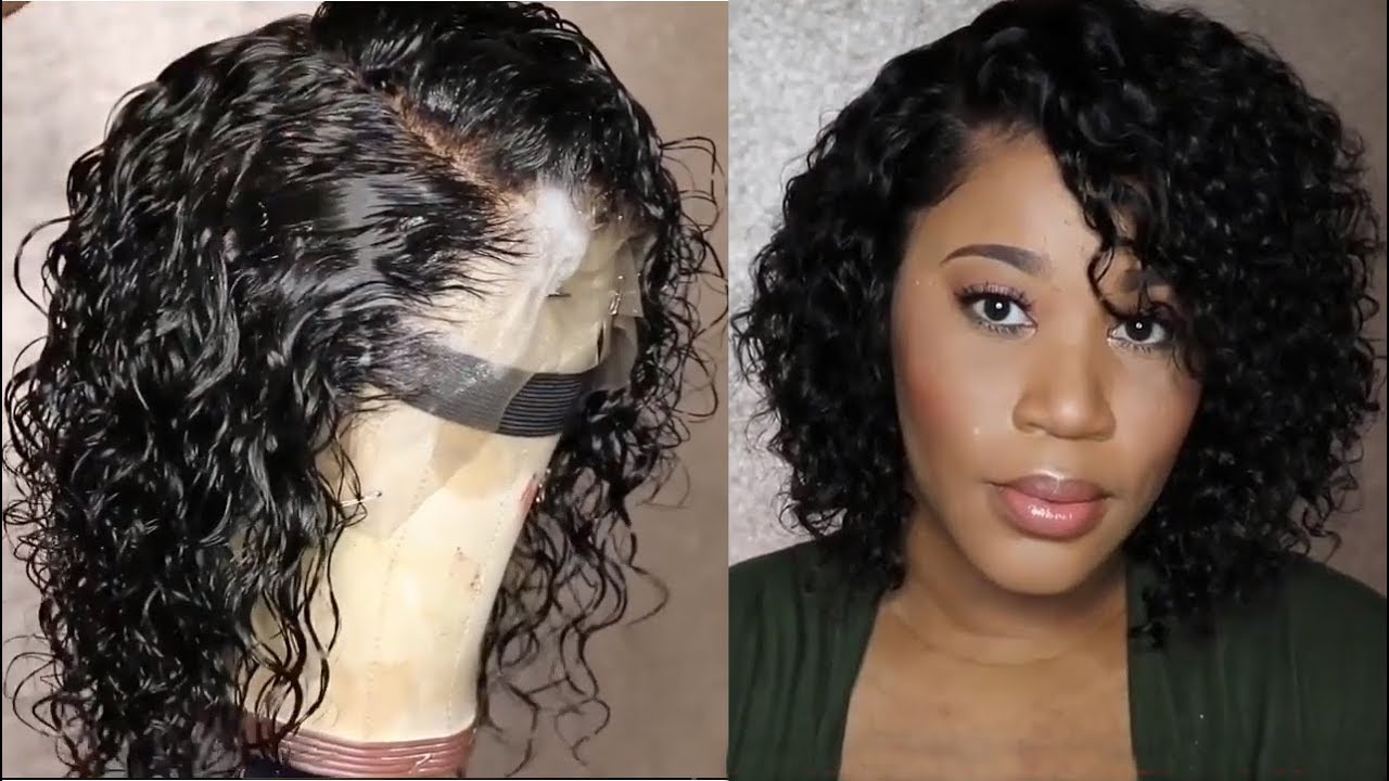 Elva Hair I 10 Inch Curly Bob Lace Front Wig I Under $100 - YouTube