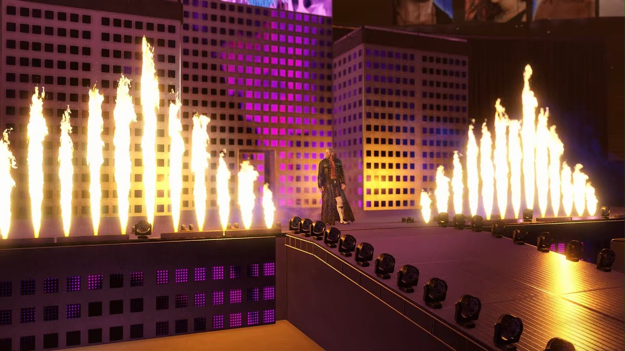 WWE 2K23 Edge Judgement Day Heel Entrance Custom Pyro - YouTube