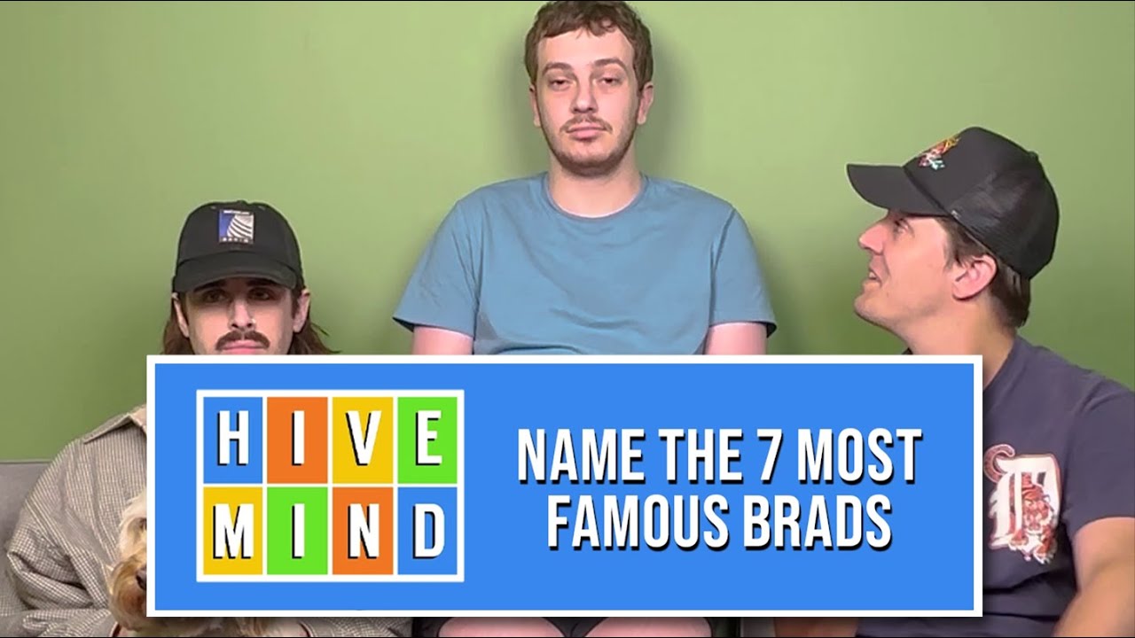 Guessing The 7 Most Famous Brads (with Brad Taste In Music) - YouTube
